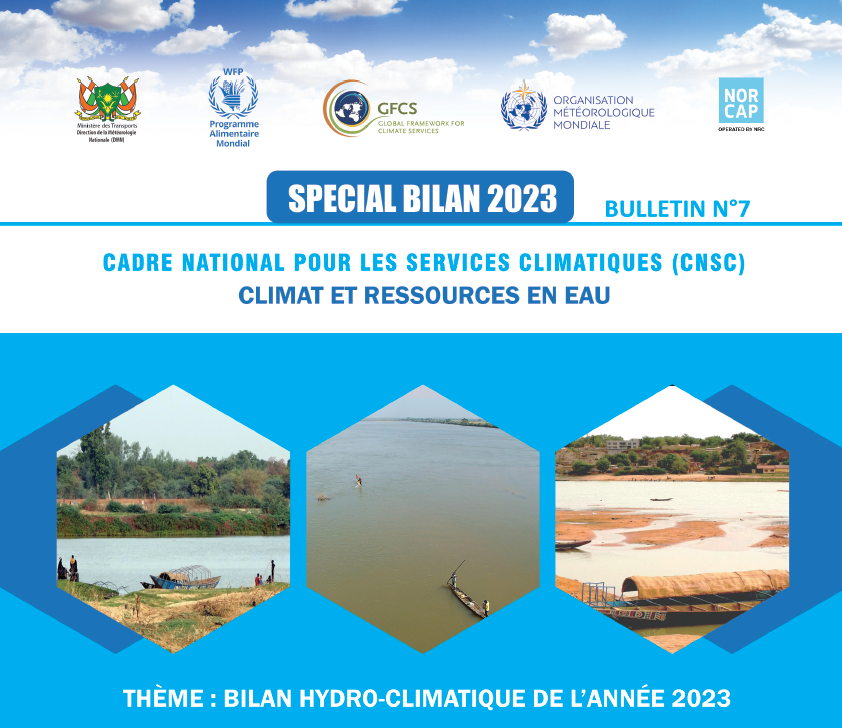 CNSC Niger Bulletin Bilan 2023 Climat-RESSOURCES EN EAU